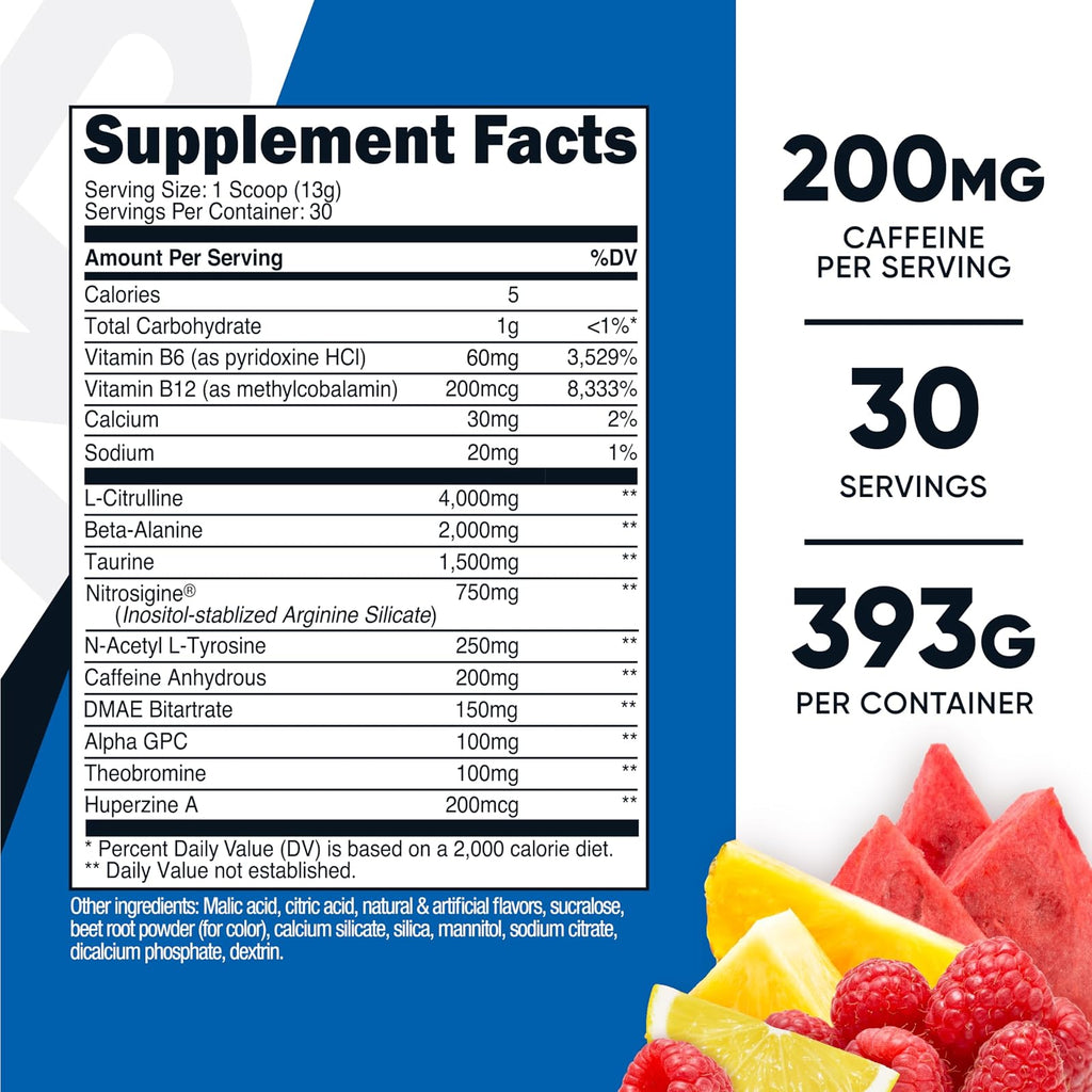 Fruit punch pre-workout complex benefits