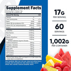 Fruit punch pre-workout complex