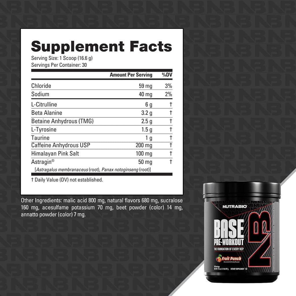 fruit punch pre-workout for endurance