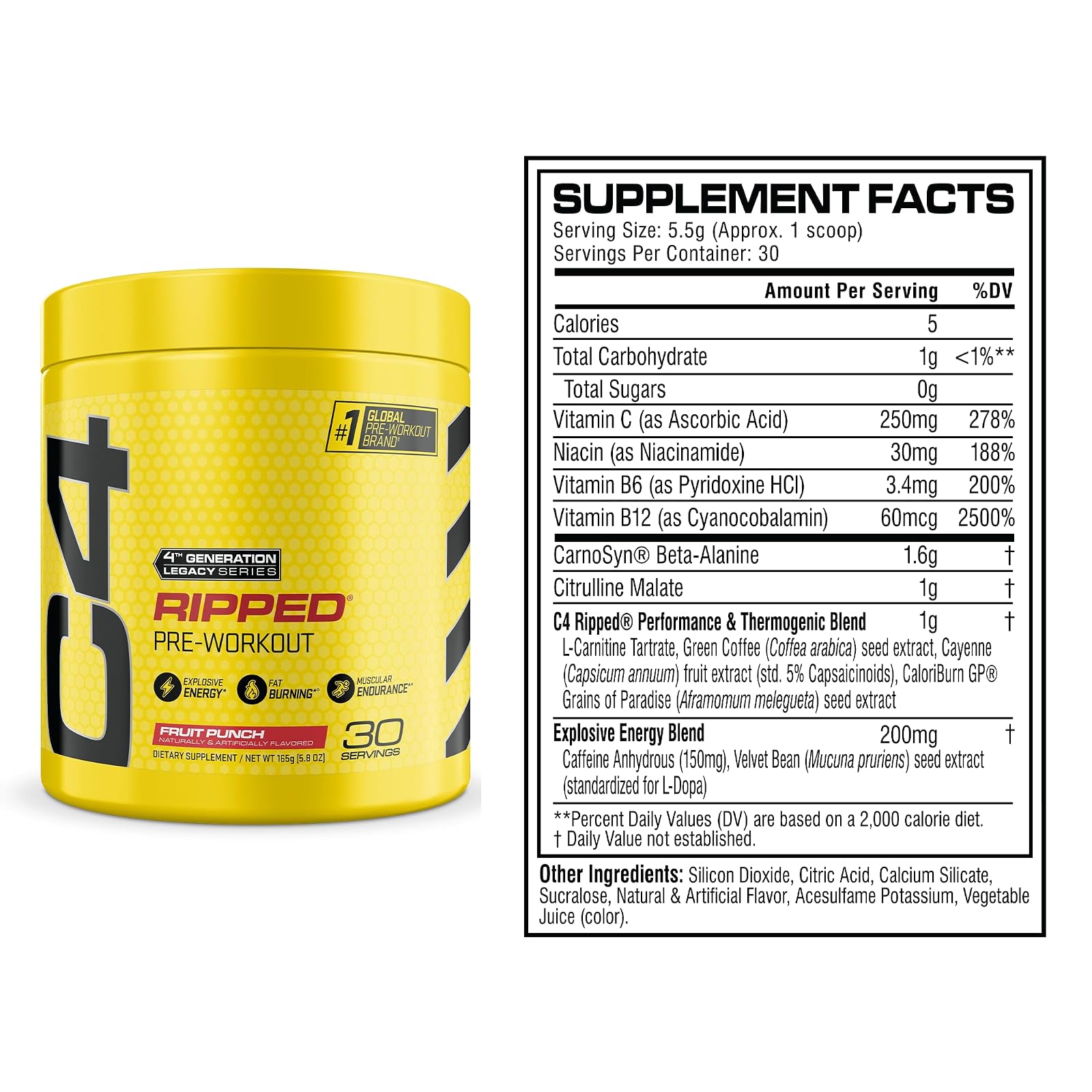 Fruit Punch pre-workout for intense workouts