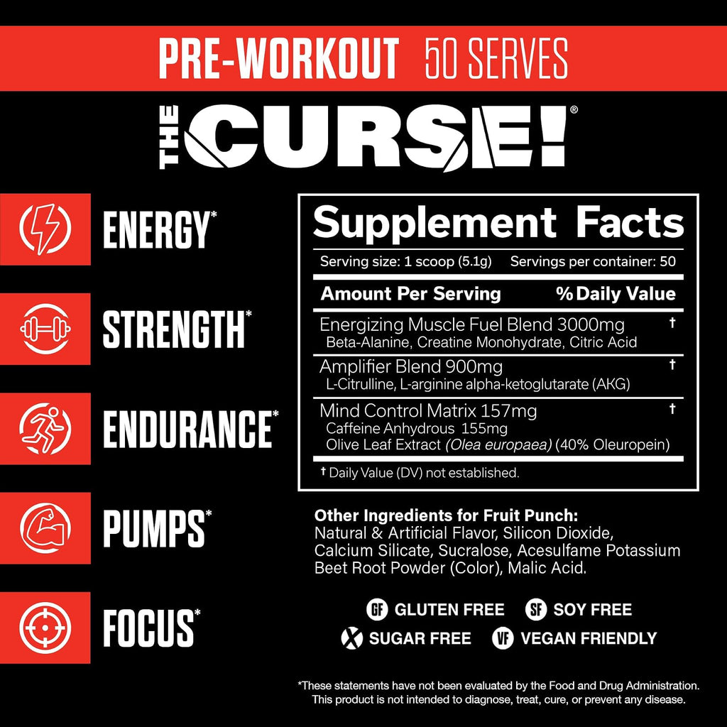 Fruit punch pre-workout for workouts
