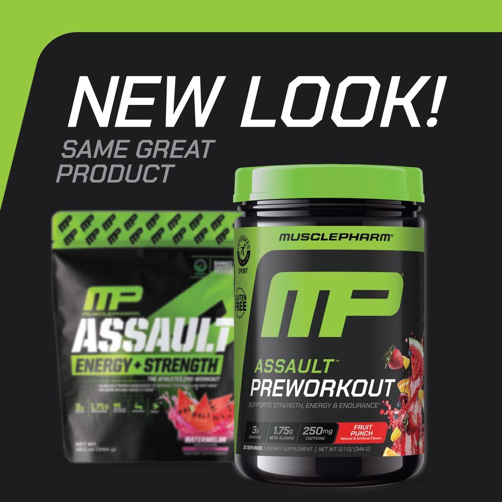 Fruit punch pre-workout powder mix