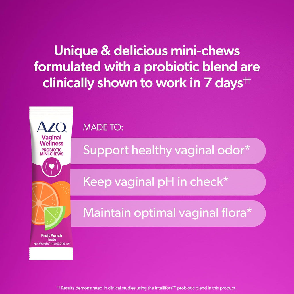 fruit punch probiotic mini-chews