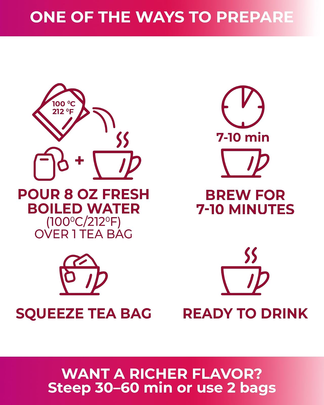 Fruit tea for a soothing experience