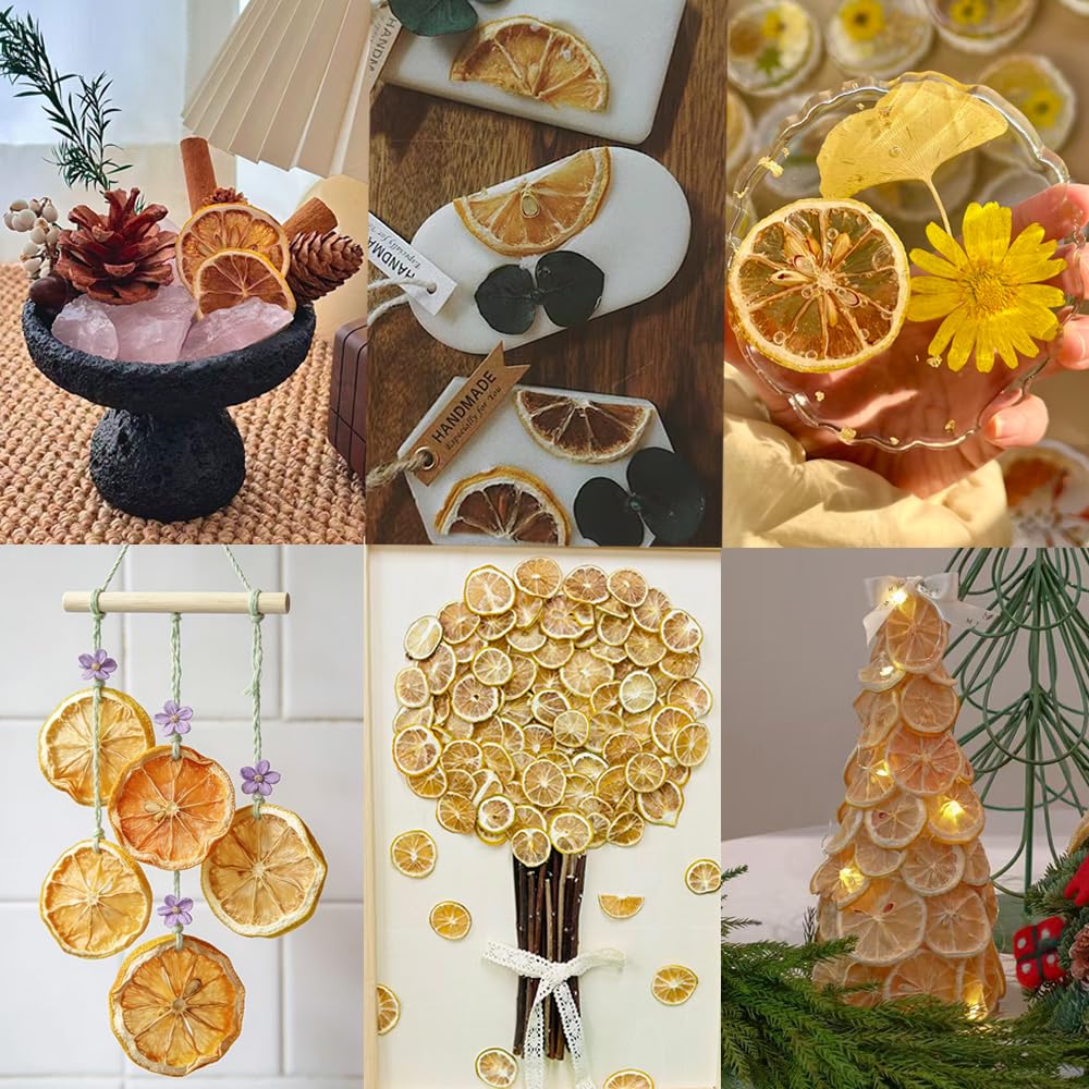 fruit tea with dehydrated lemons