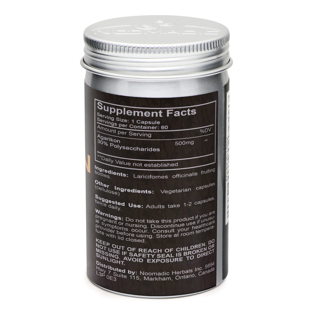 Fruiting body mushroom capsules for wellness
