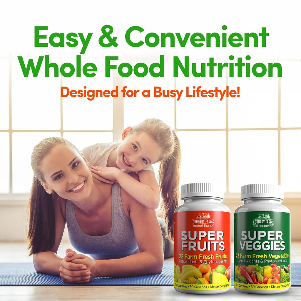 fruits and vegetables supplement benefits