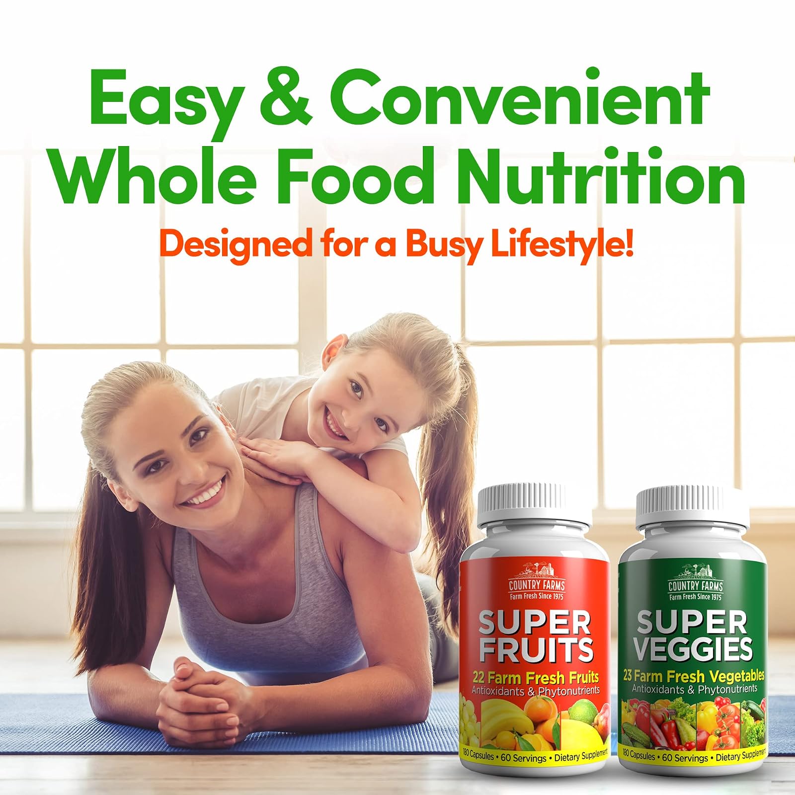 fruits and vegetables supplement benefits