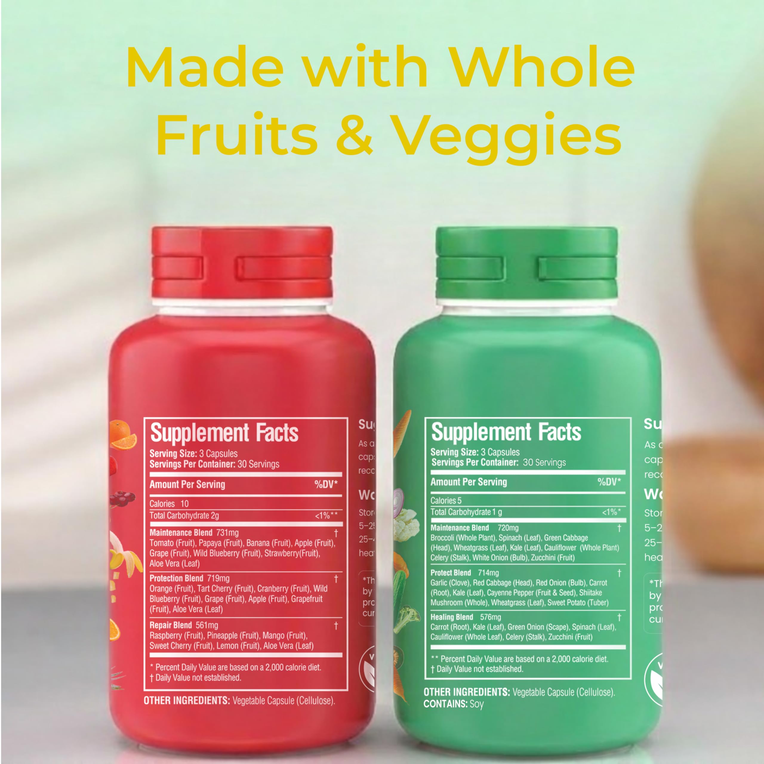 fruits and veggies for daily energy