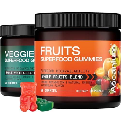 Fruits and Veggies gummies for skin health