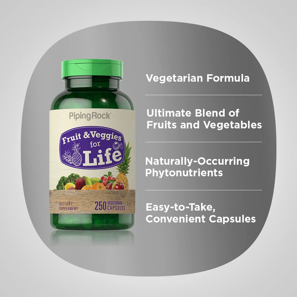 Fruits and veggies supplement for energy