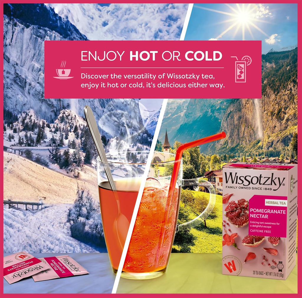 fruity herbal tea for a healthy boost