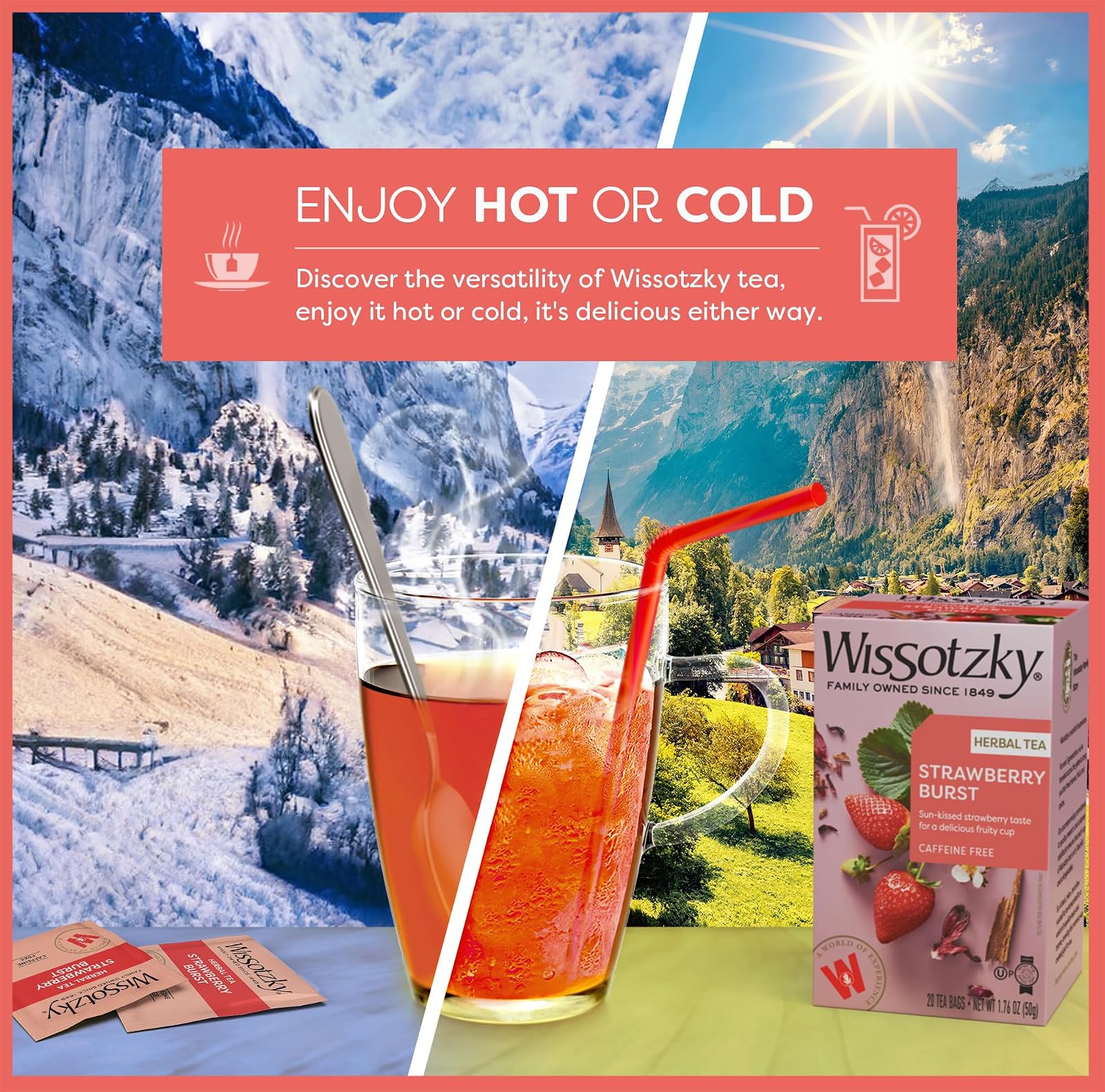 fruity herbal tea for relaxing moments