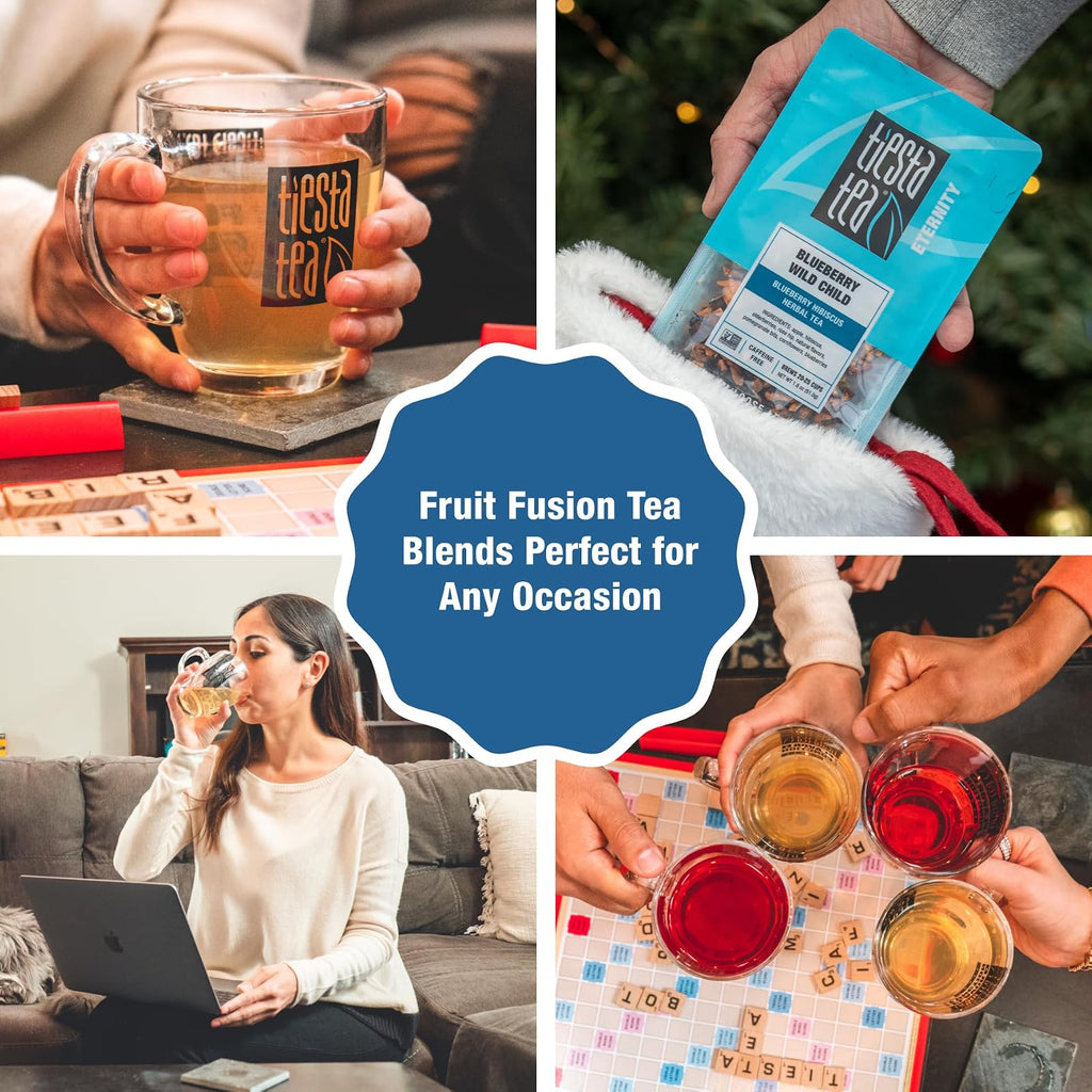fruity herbal tea for wellness