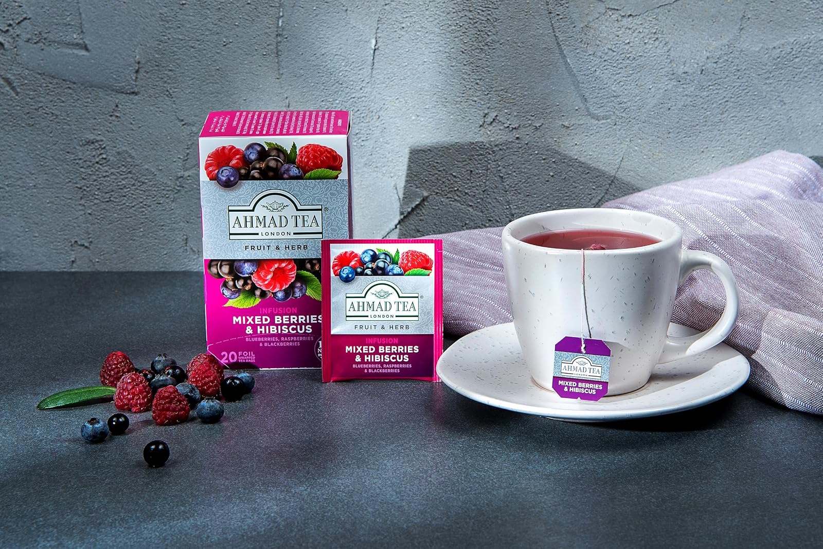 fruity hibiscus herbal tea blend