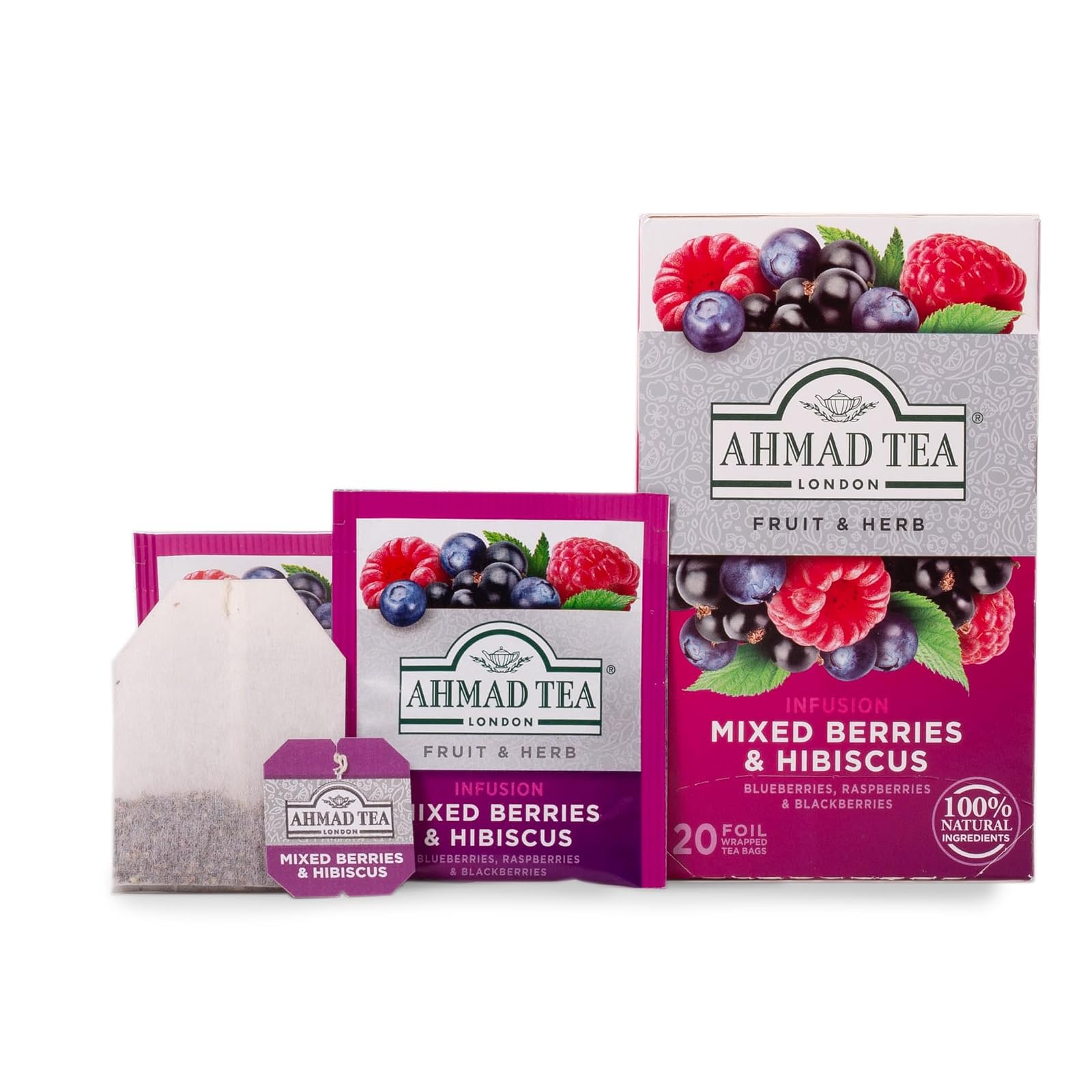 fruity hibiscus tea blend bags