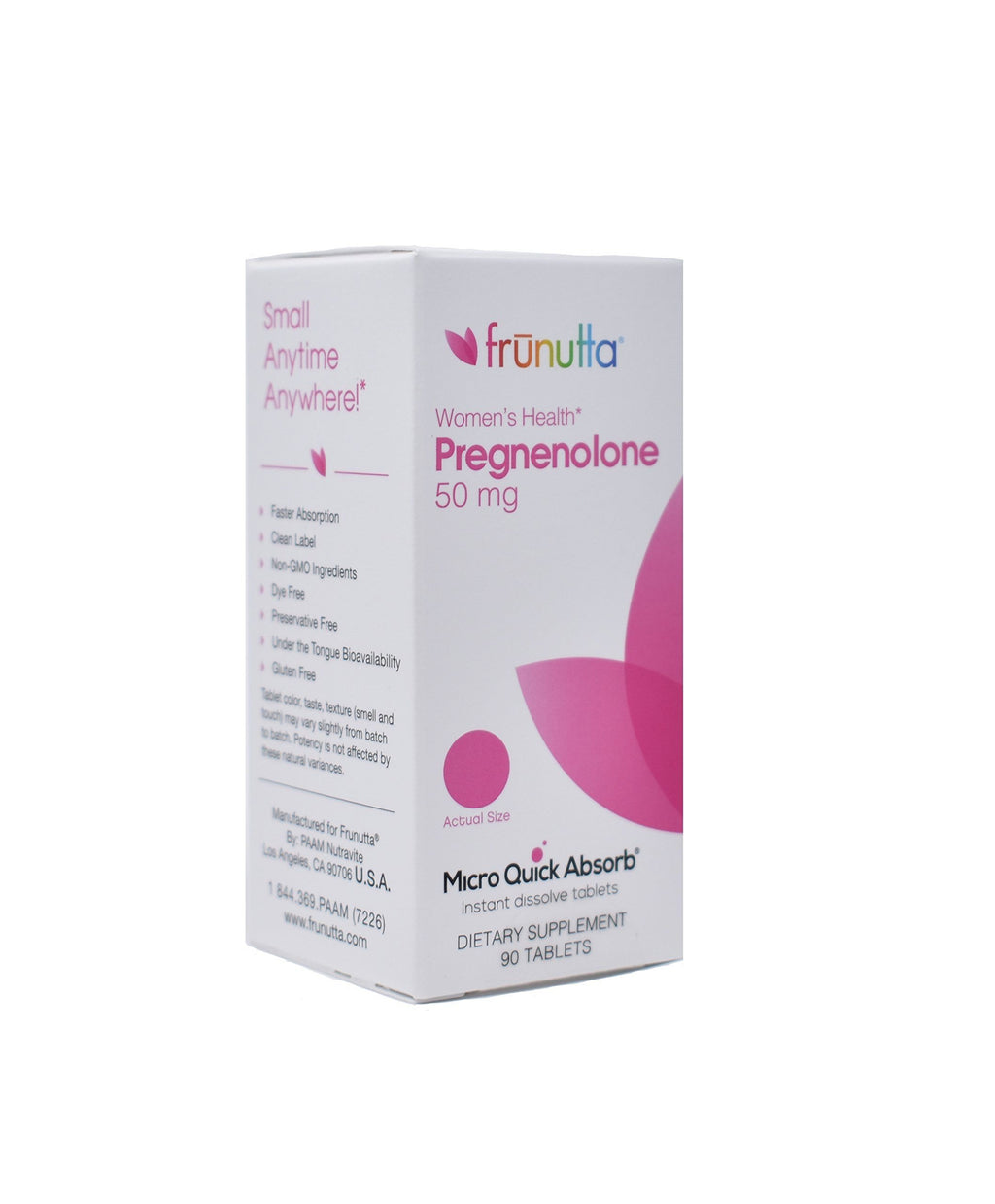Frunutta Pregnenolone memory support tablets