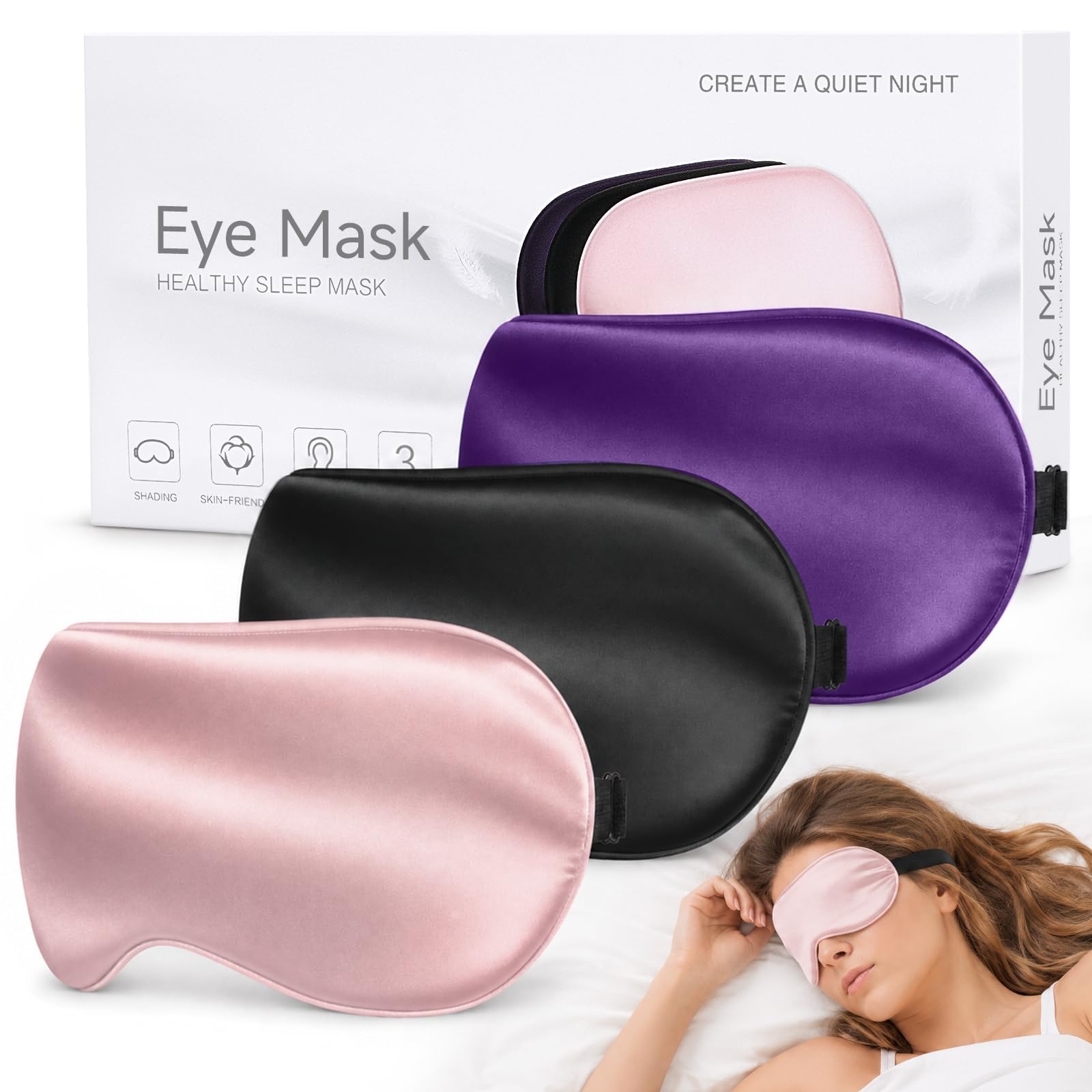 Ftikvo silk sleep mask for kids