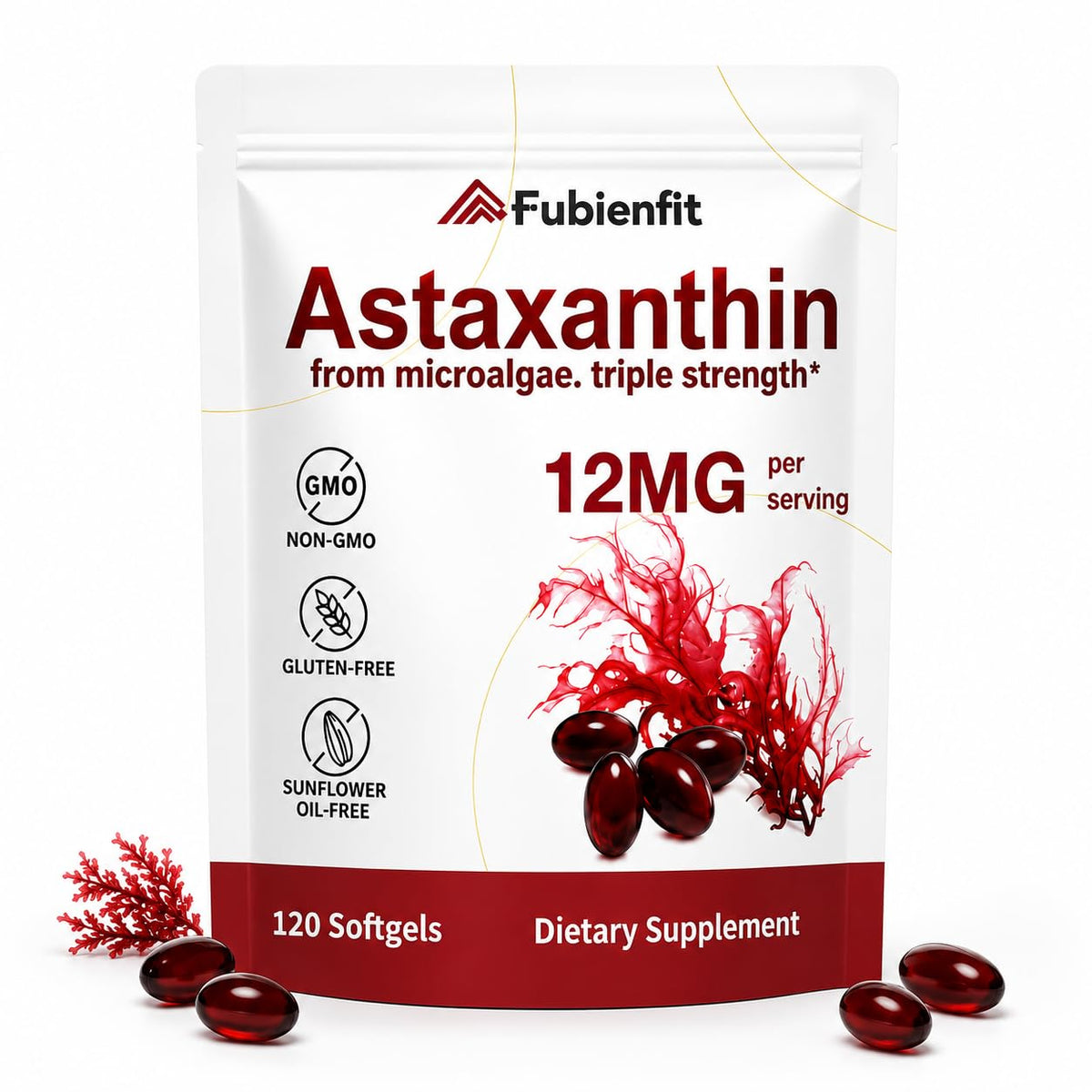 Fubienfit Astaxanthin 12 mg softgels
