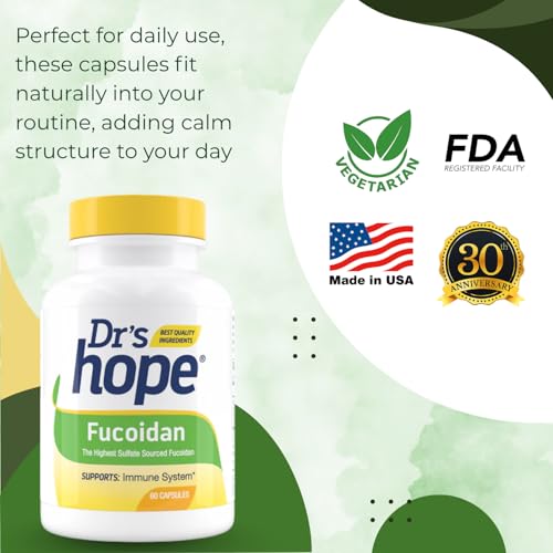 Fucoidan capsules for healthy lifestyle