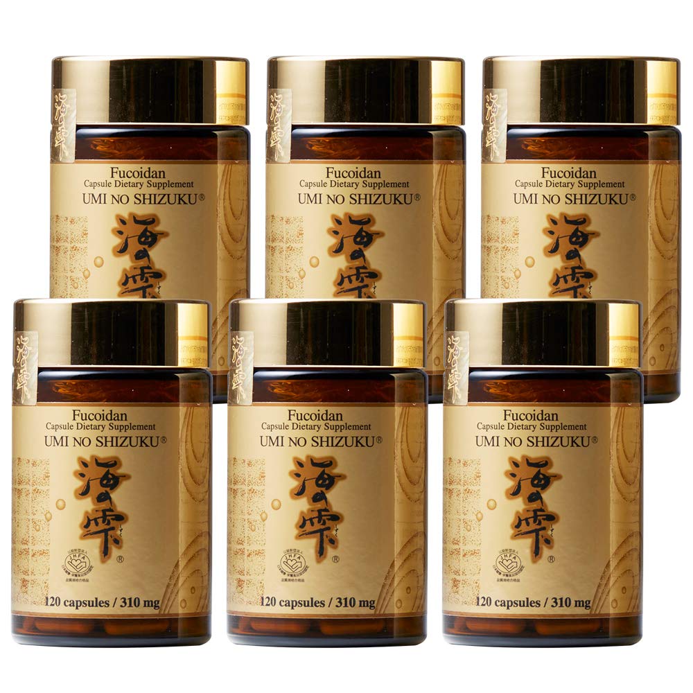 Fucoidan capsules for wellness boost