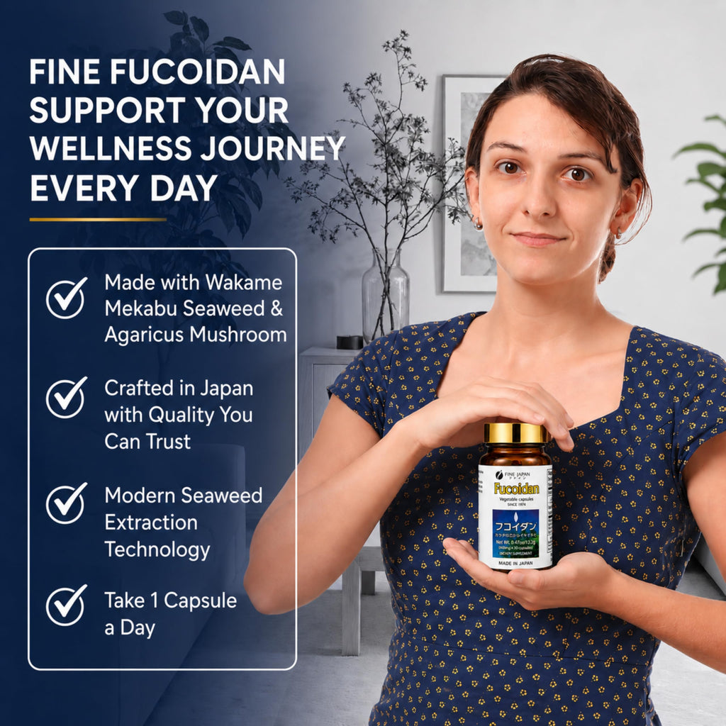 Fucoidan supplement for energy boost