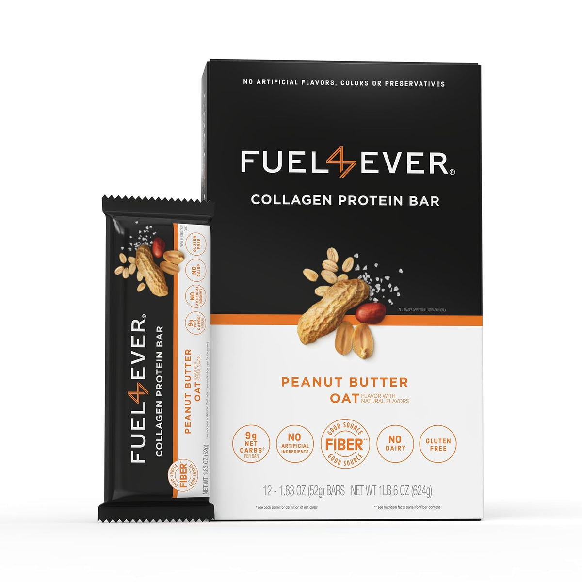 FUEL 4 EVER collagen protein bars