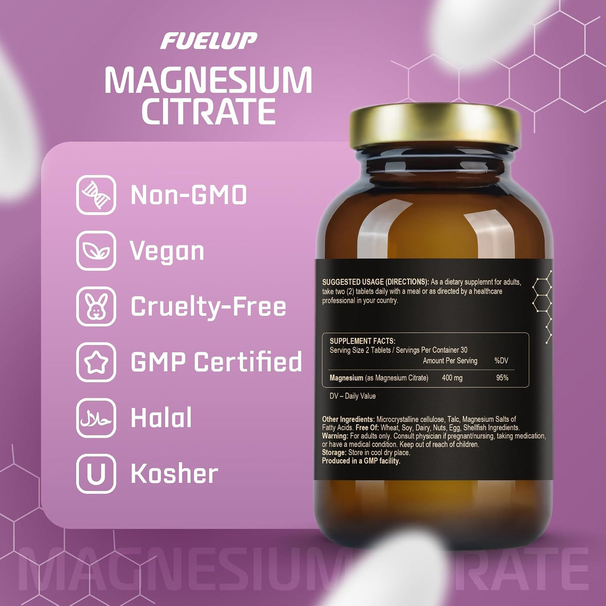 Fuelup Magnesium supports restful sleep