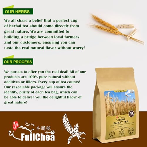 full-bodied barley tea flavour