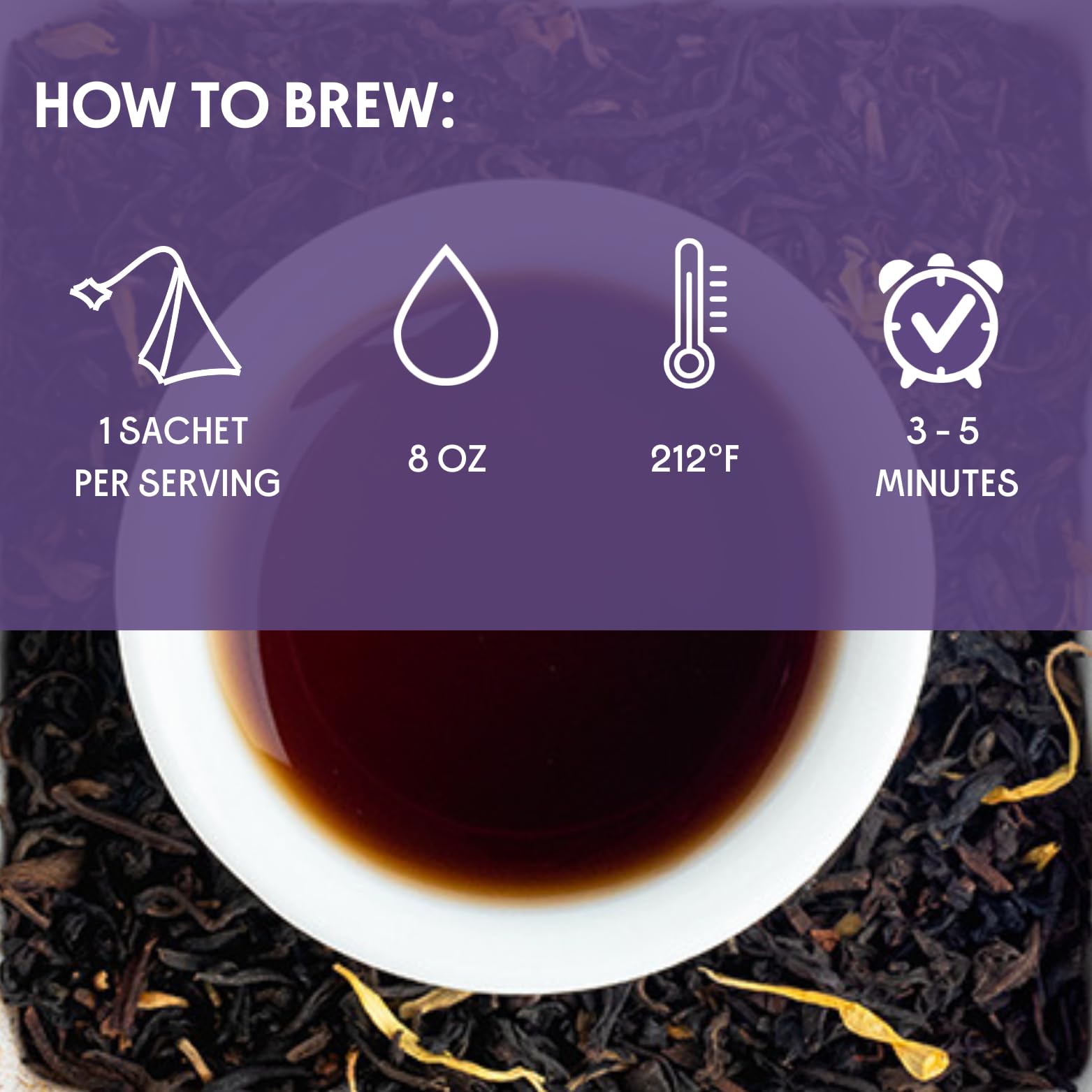 Full-bodied black tea experience