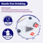full-bodied blueberry herbal infusion