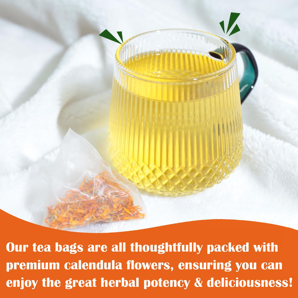 full flavour calendula tea infusion