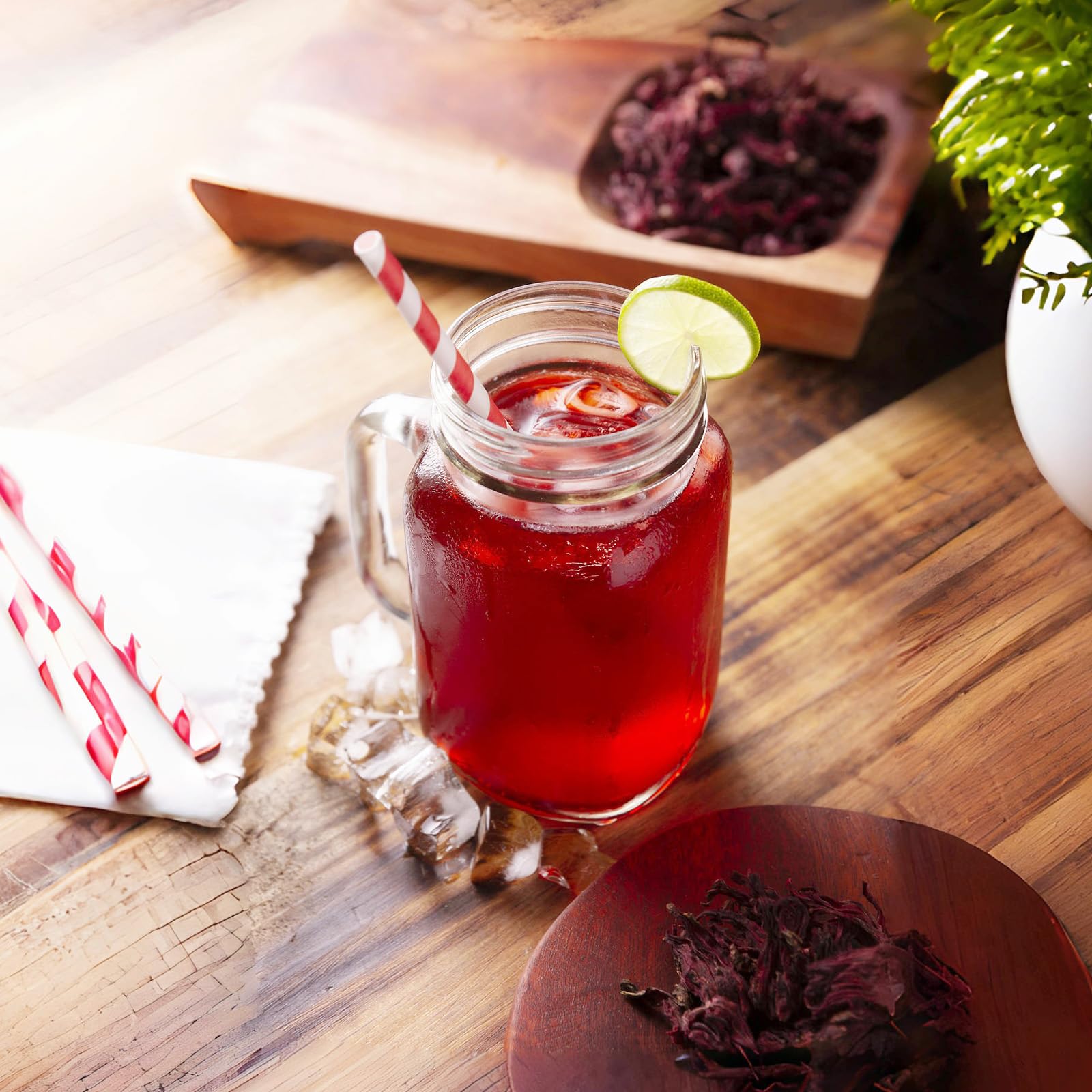 full-flavour hibiscus tea experience