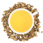 full leaf burdock root herbal infusion