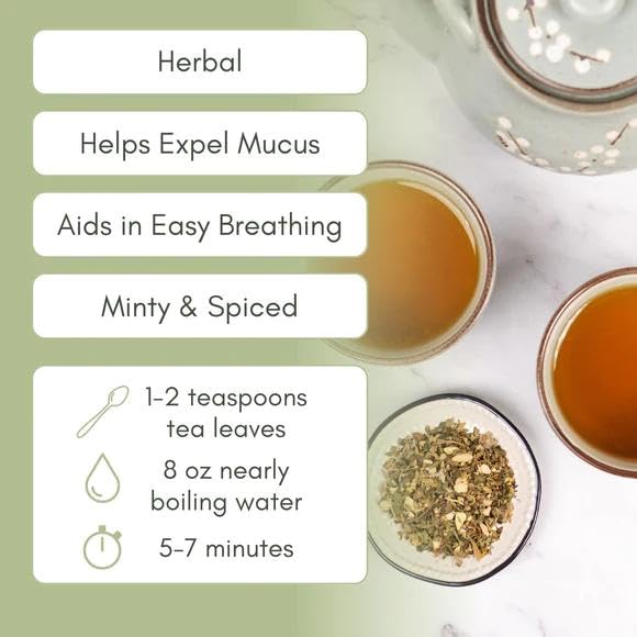 full leaf tea for easy breathing