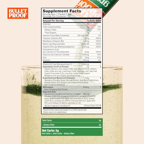 full serving of vegetables in packets