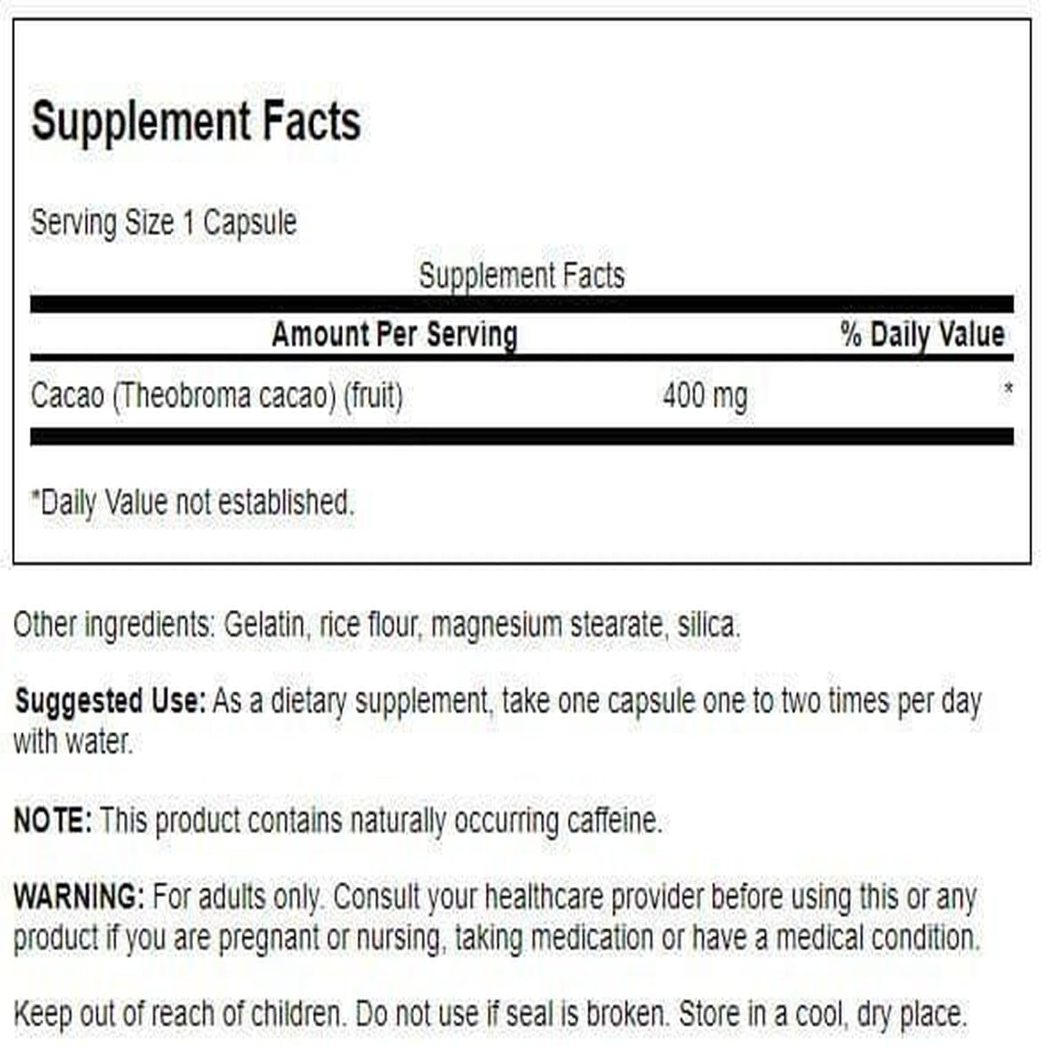 Full spectrum cacao multivitamins benefits