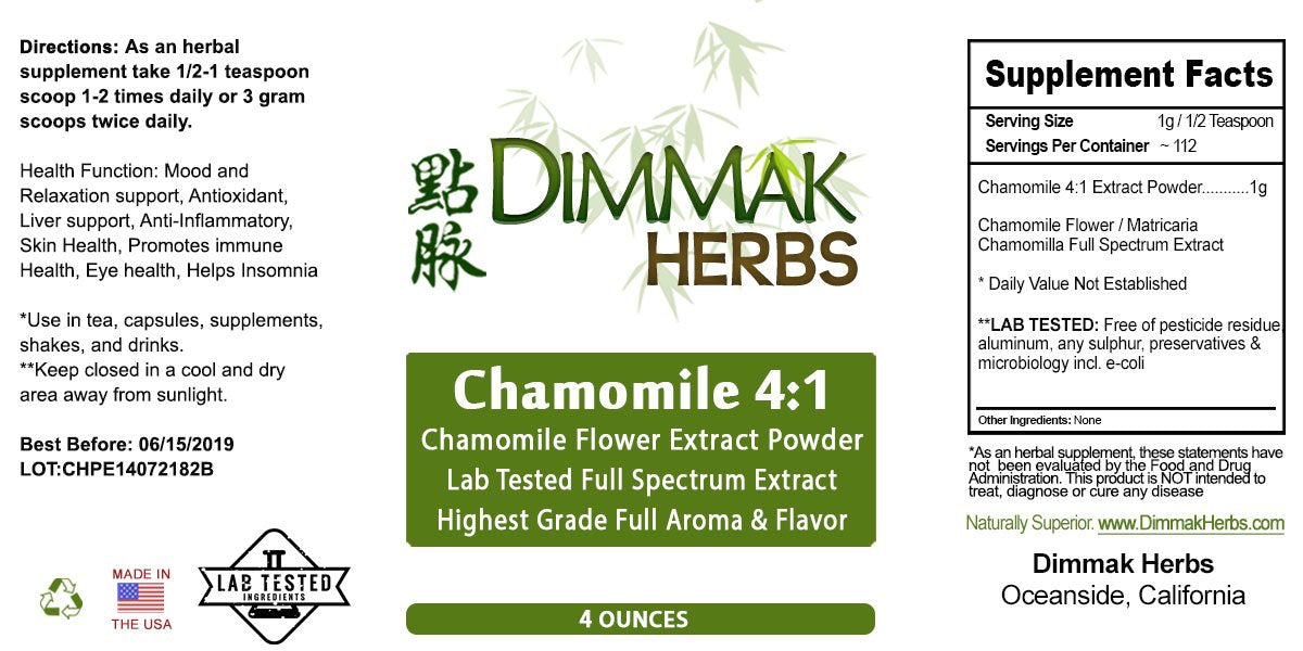 full spectrum chamomile granules supplement