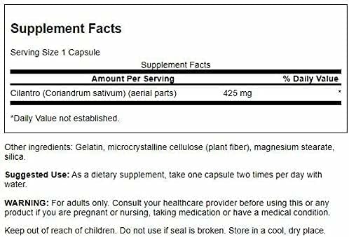 full spectrum cilantro for immune support