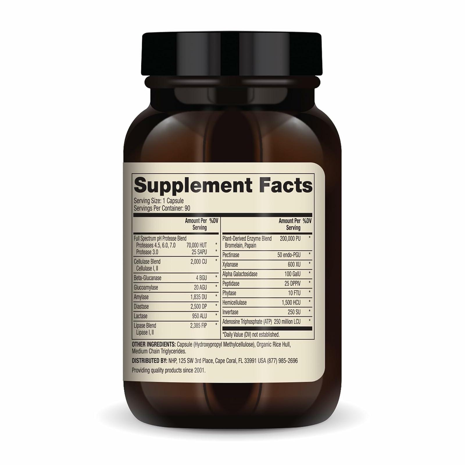full spectrum digestive enzyme support
