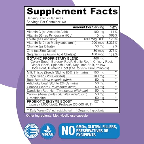 Full spectrum liver cleanse supplement