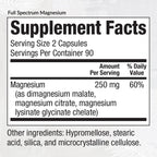 Full spectrum magnesium for better sleep