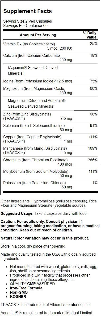 full spectrum mineral capsules benefits