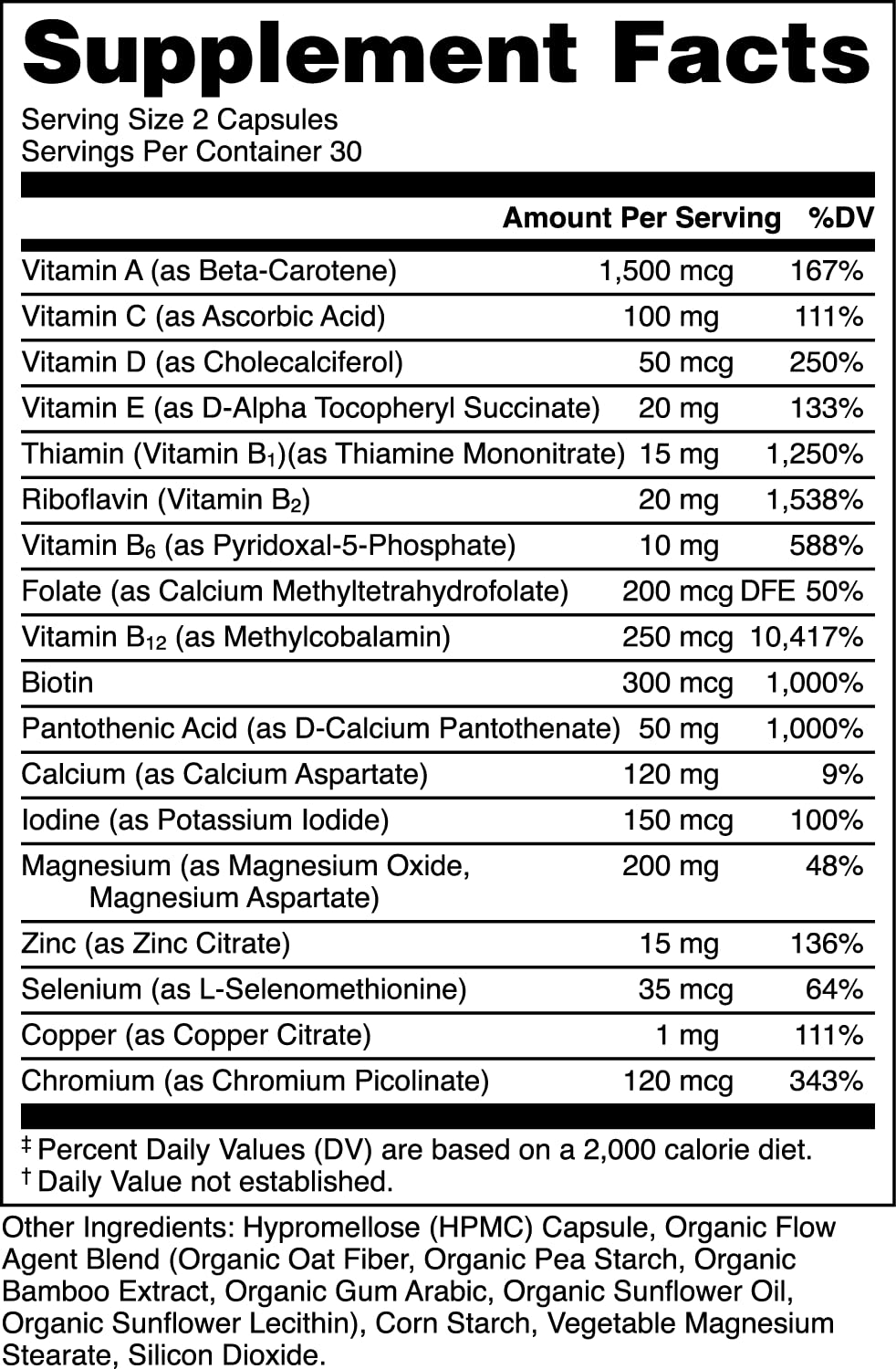 full spectrum multivitamin for men