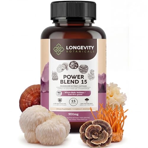 Full-spectrum mushroom supplement benefits