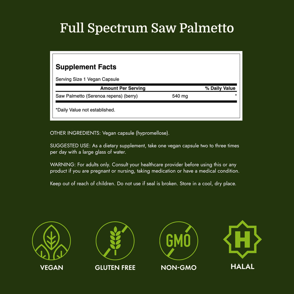 full spectrum saw palmetto benefits