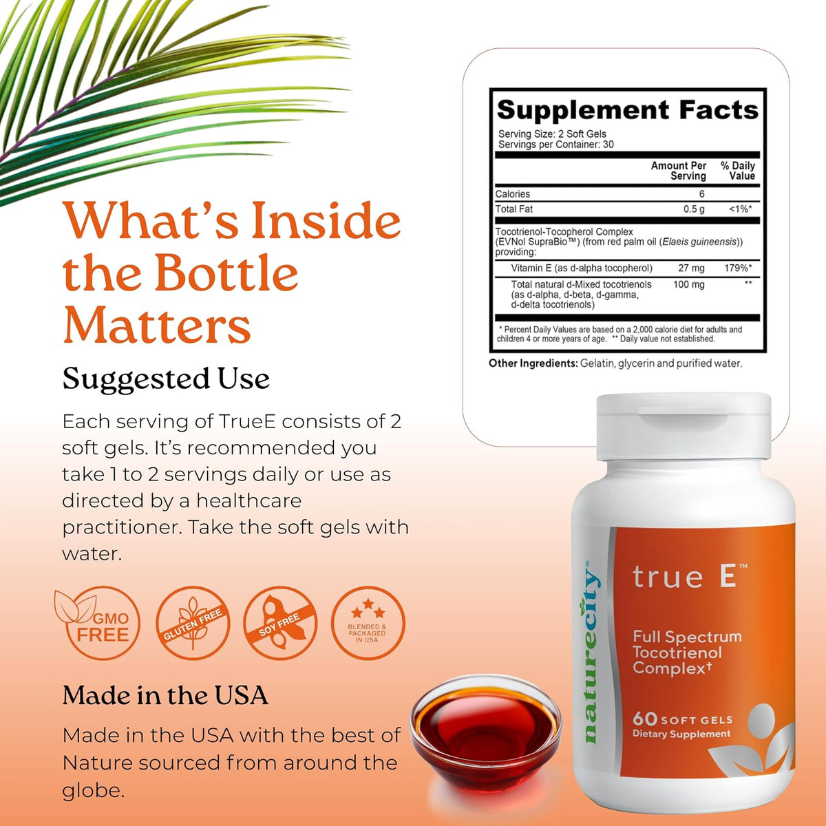 Full spectrum tocotrienols for skin vitality