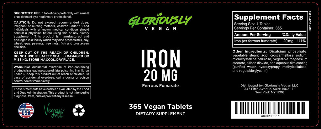 full year supply of iron