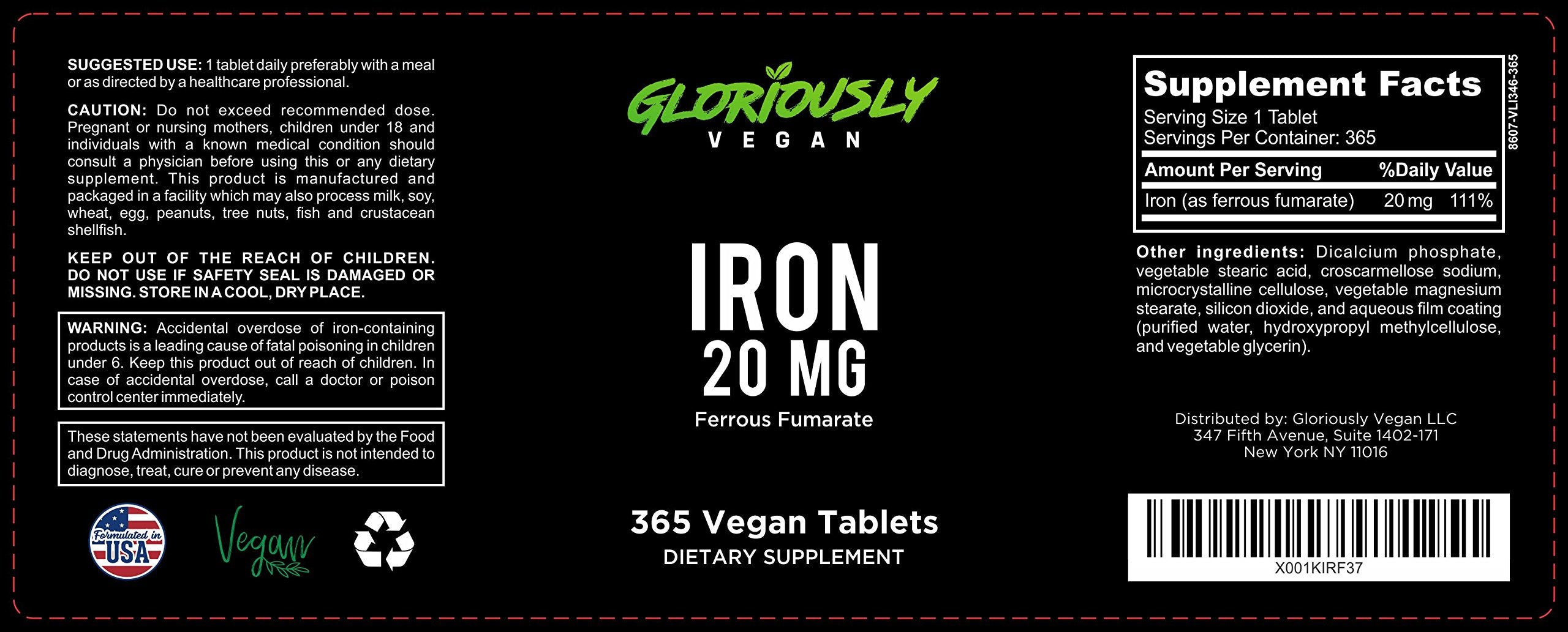 full year supply of iron