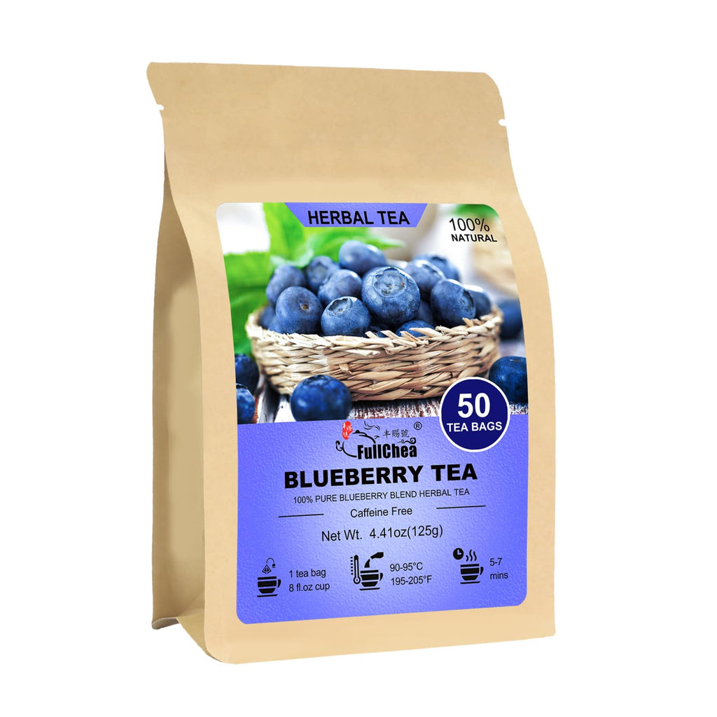 FullChea blueberry herbal tea bags
